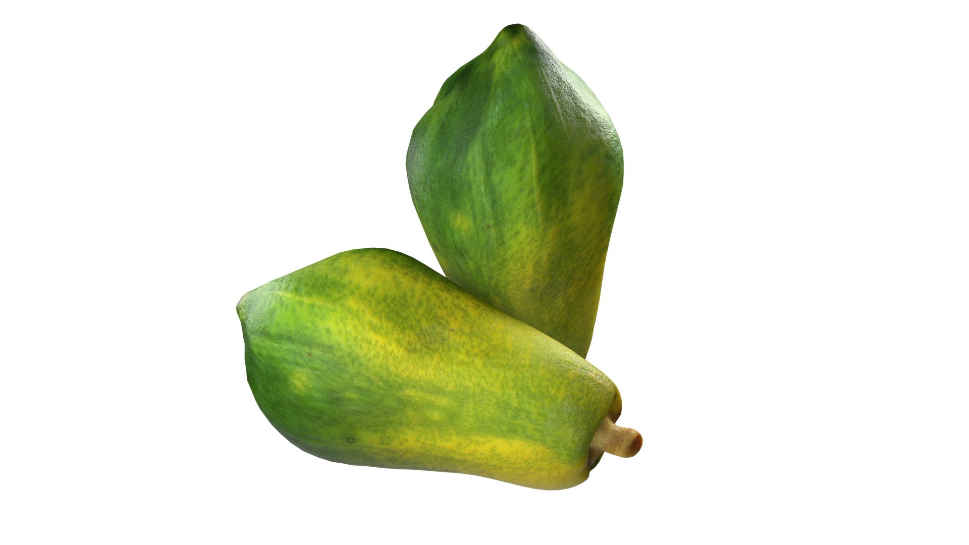 3D Papaya Fruit Model - TurboSquid 2385090