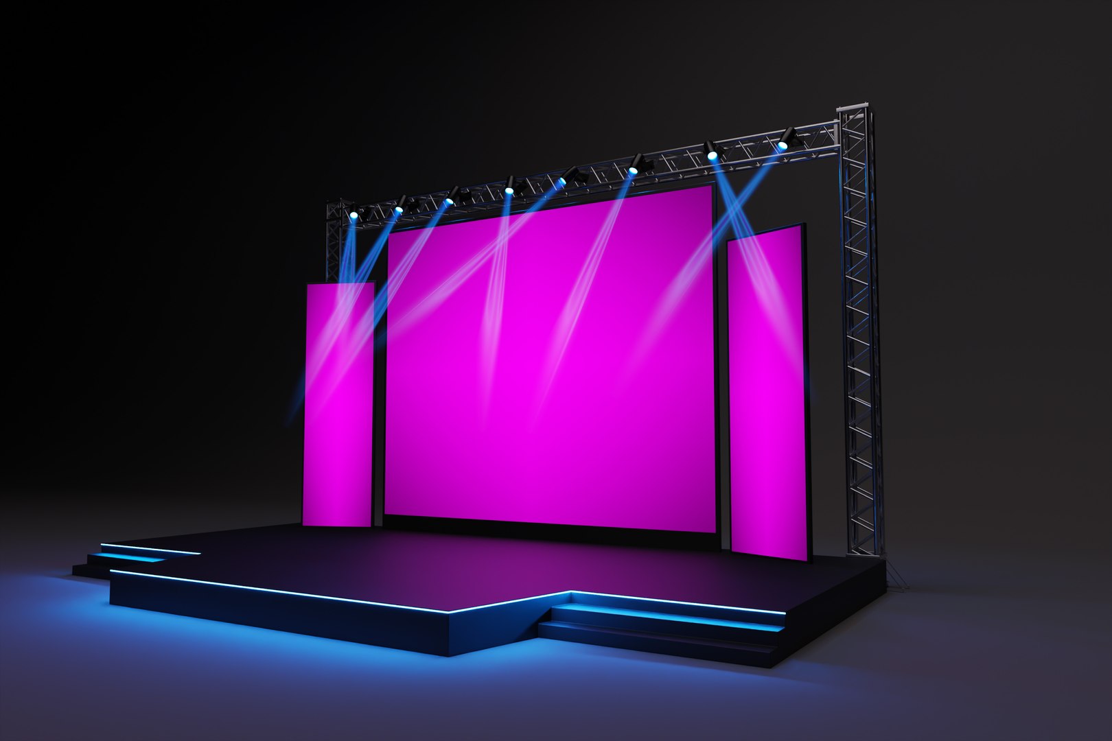 3D Event Stage Design 01 Model - TurboSquid 2298309