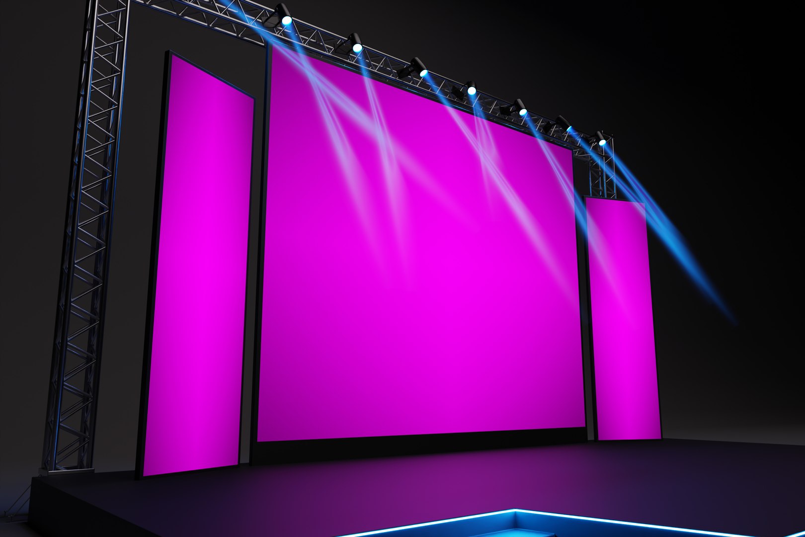 3D Event Stage Design 01 Model - TurboSquid 2298309