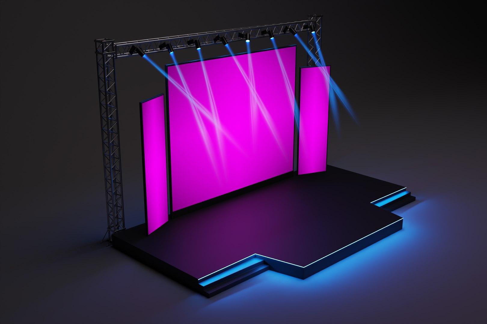 3D Event Stage Design 01 Model - TurboSquid 2298309