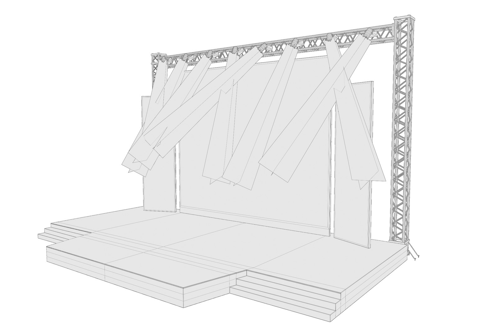 3D Event Stage Design 01 Model - TurboSquid 2298309