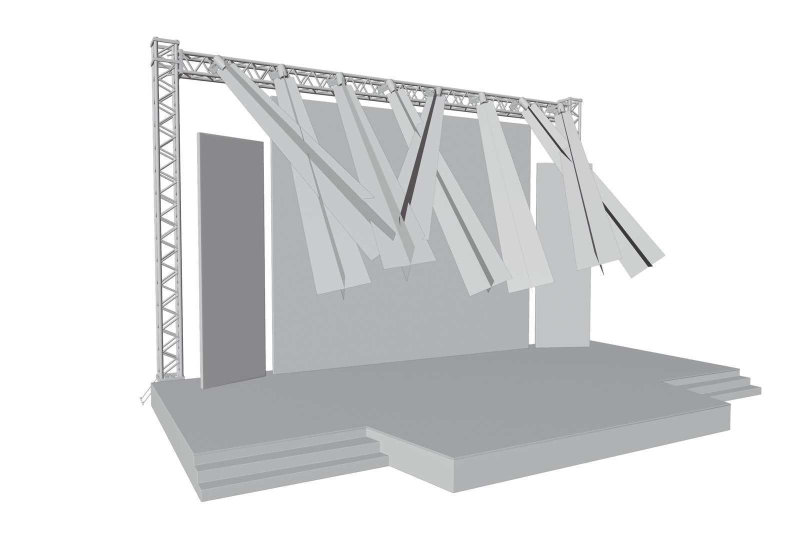 3D Event Stage Design 01 Model - TurboSquid 2298309