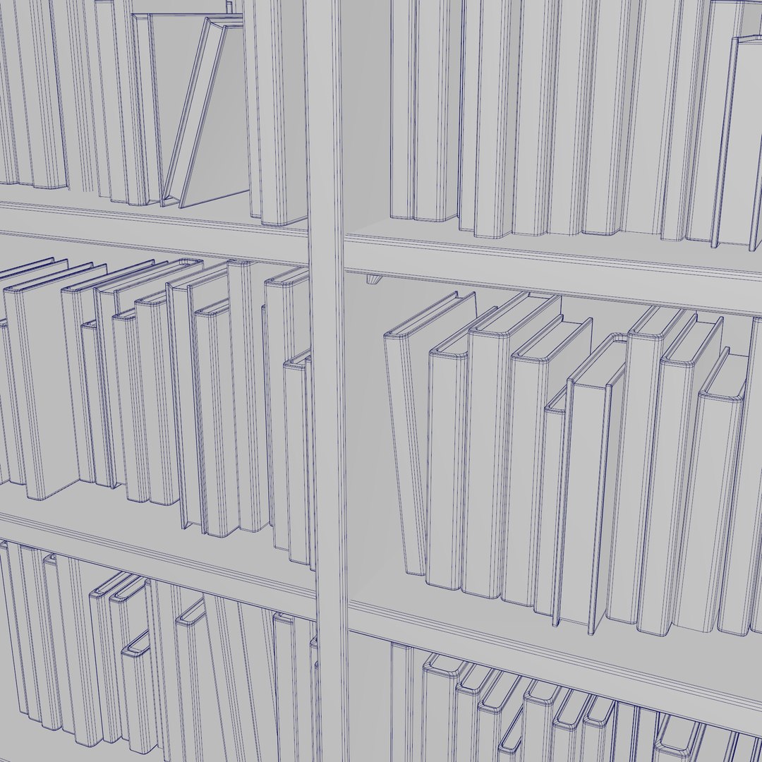 Book Shelf 3D Model - TurboSquid 2248910