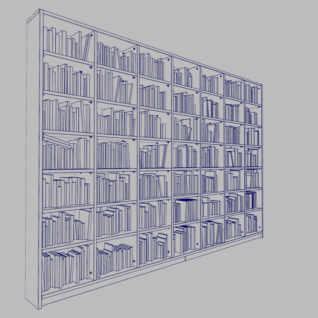 Book Shelf 3D Model - TurboSquid 2248910
