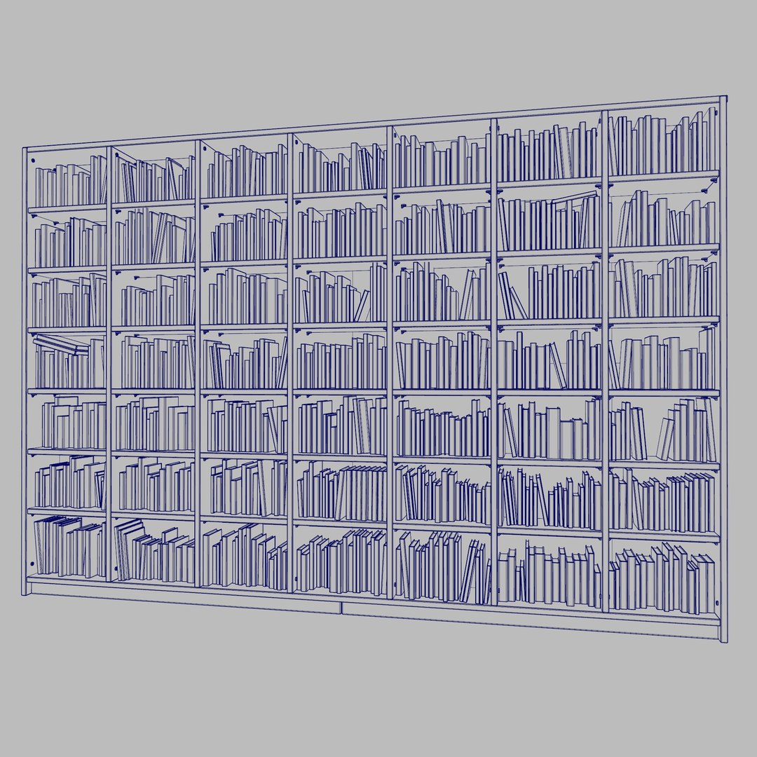 Book Shelf 3D Model - TurboSquid 2248910