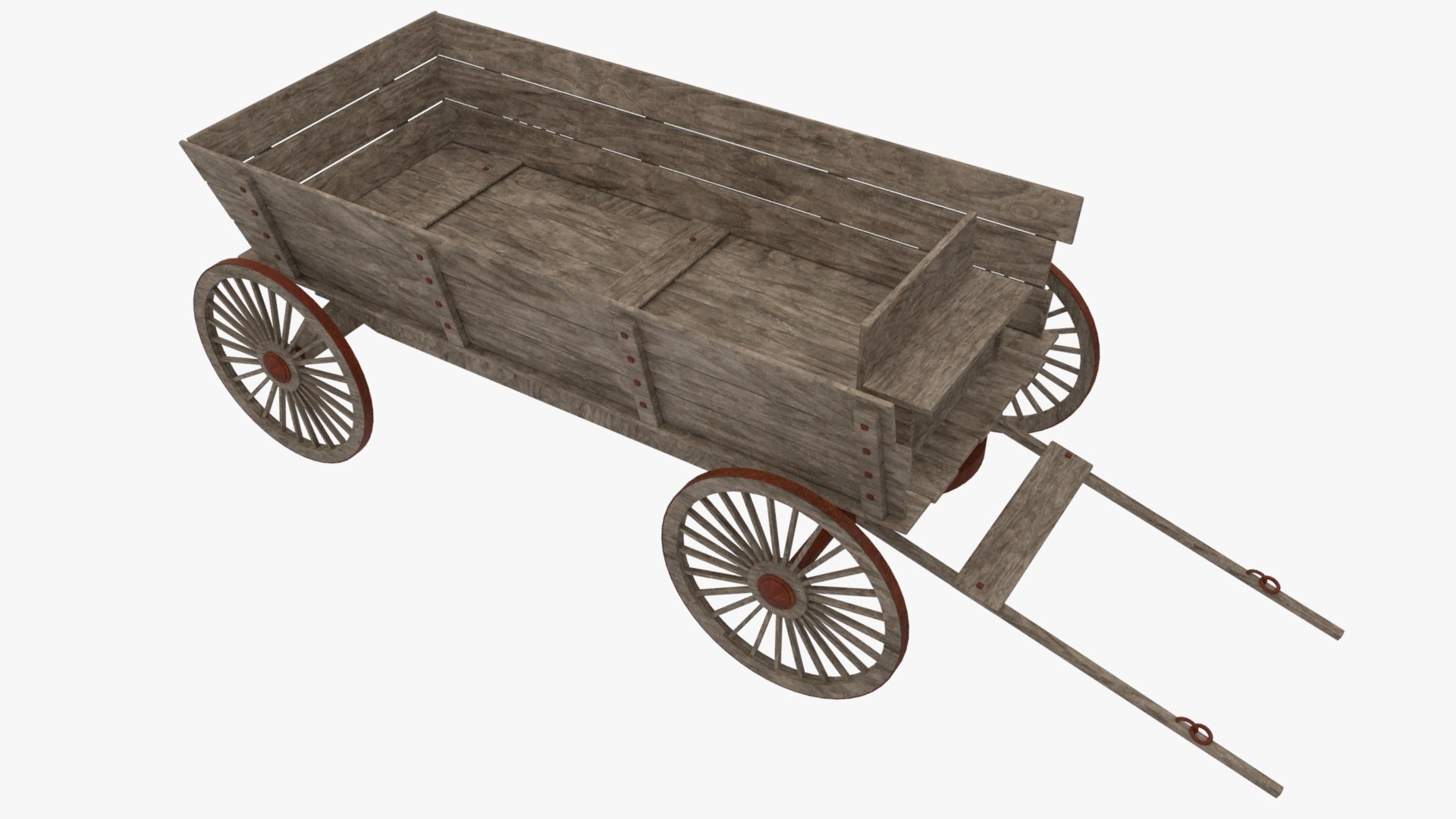 modelo 3d 4K Textures Medieval Wagon - TurboSquid 1962381