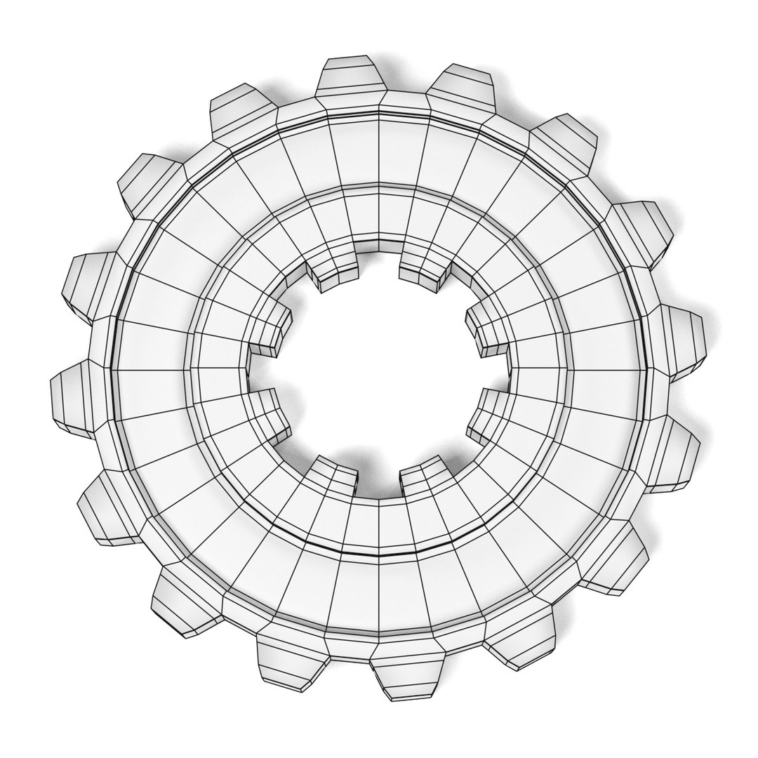 3d Model Of Gear Wheel