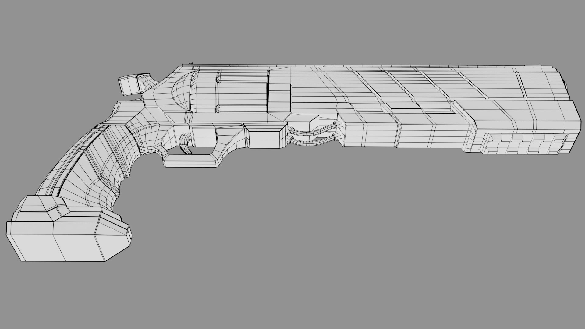 3D Scifi Revolver - TurboSquid 1350559