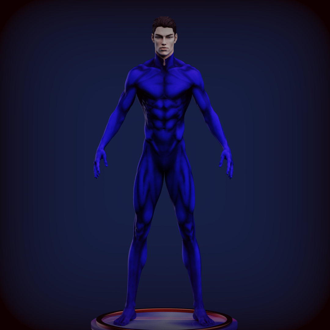 Indigo Immortal Superhero Model - TurboSquid 2052573