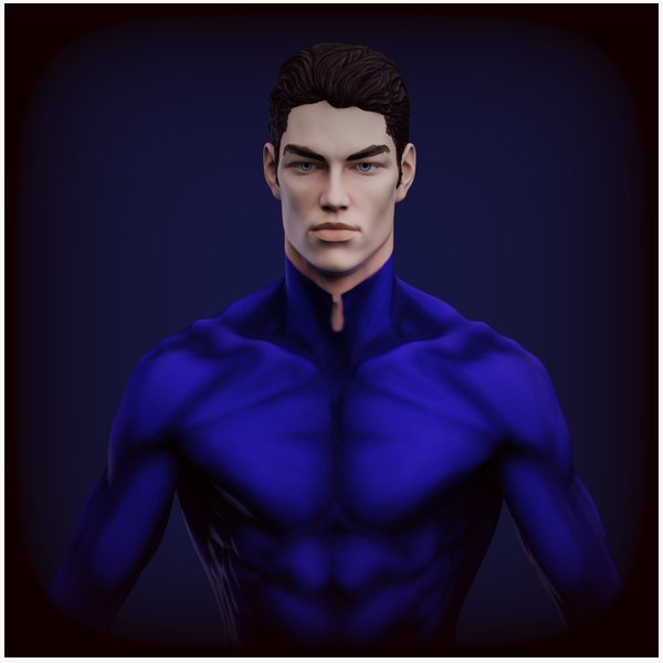 Indigo man Superhero 3D 모델 - TurboSquid 2052573