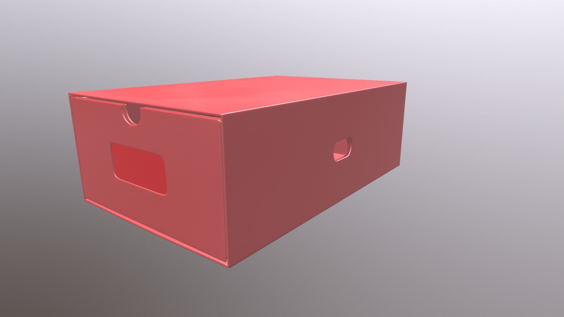3D Red Box model - TurboSquid 2000404