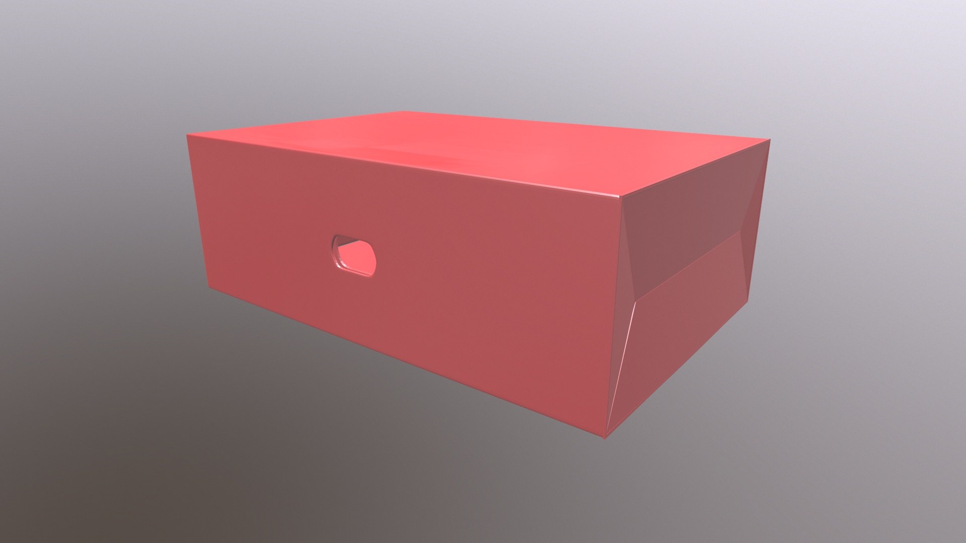 3D Red Box model - TurboSquid 2000404