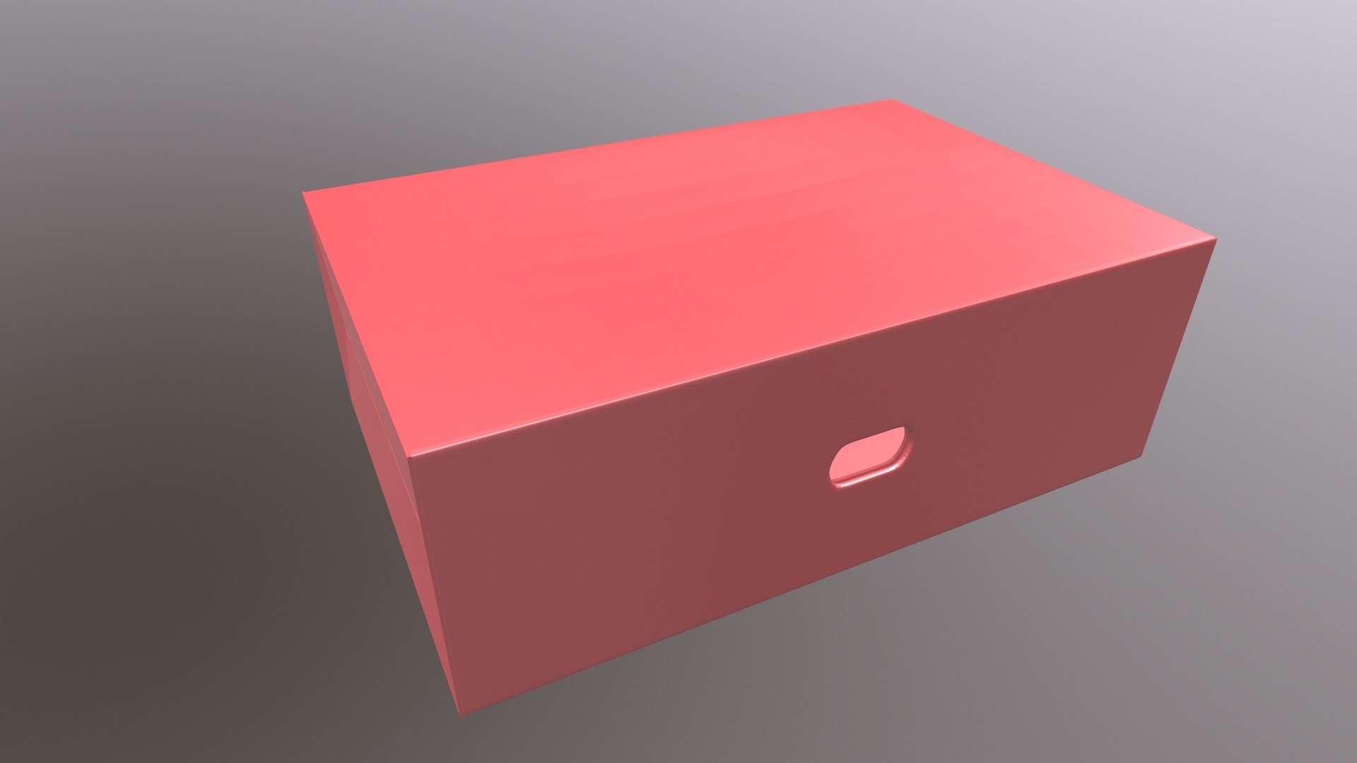 3D Red Box model - TurboSquid 2000404