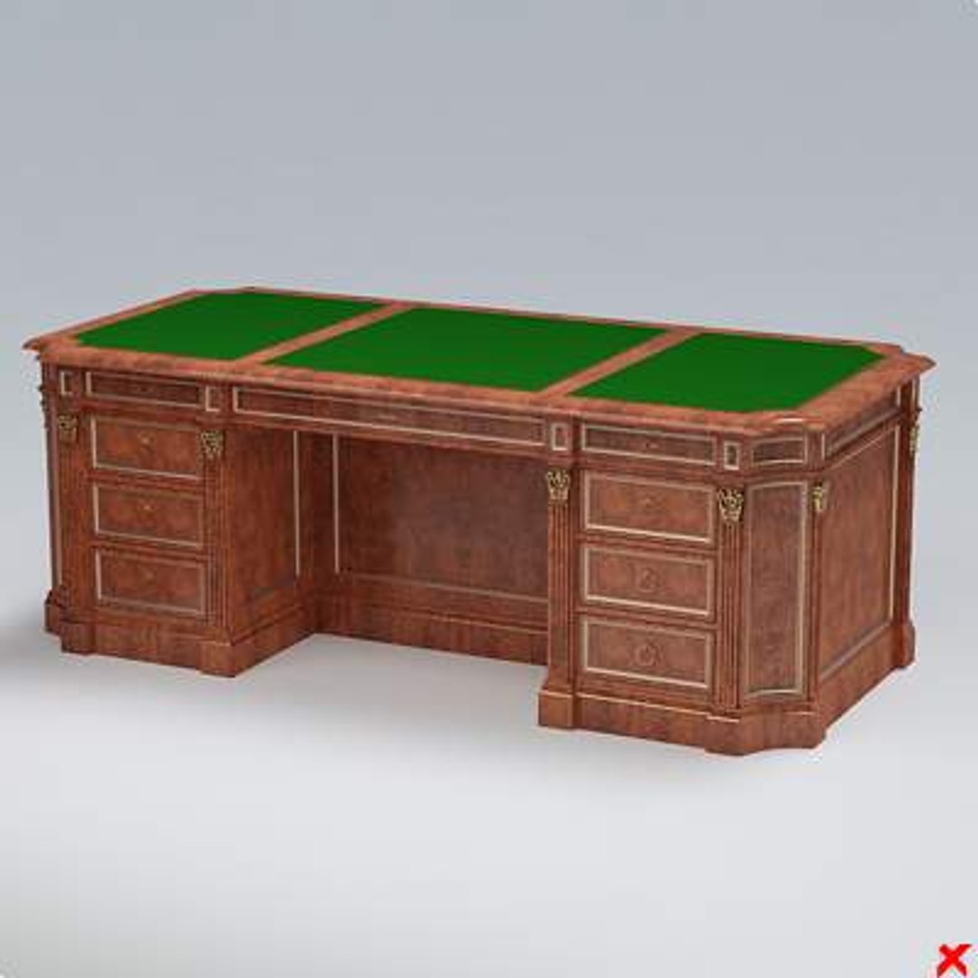 3d Executive Table Model