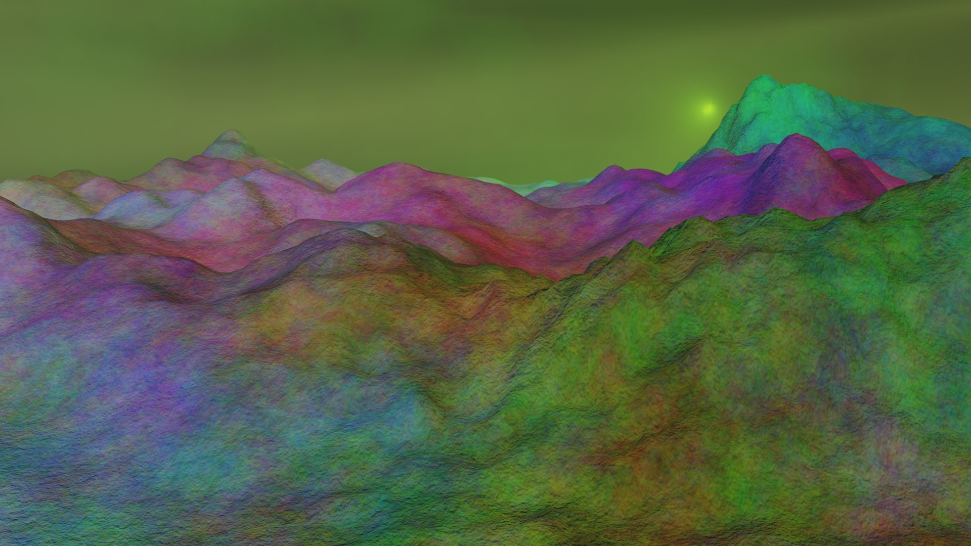 3D color landscape - TurboSquid 1660326