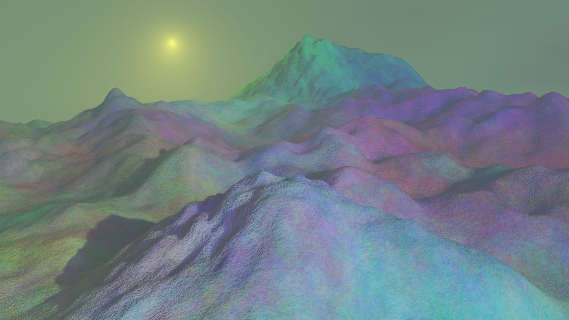 3D color landscape - TurboSquid 1660326