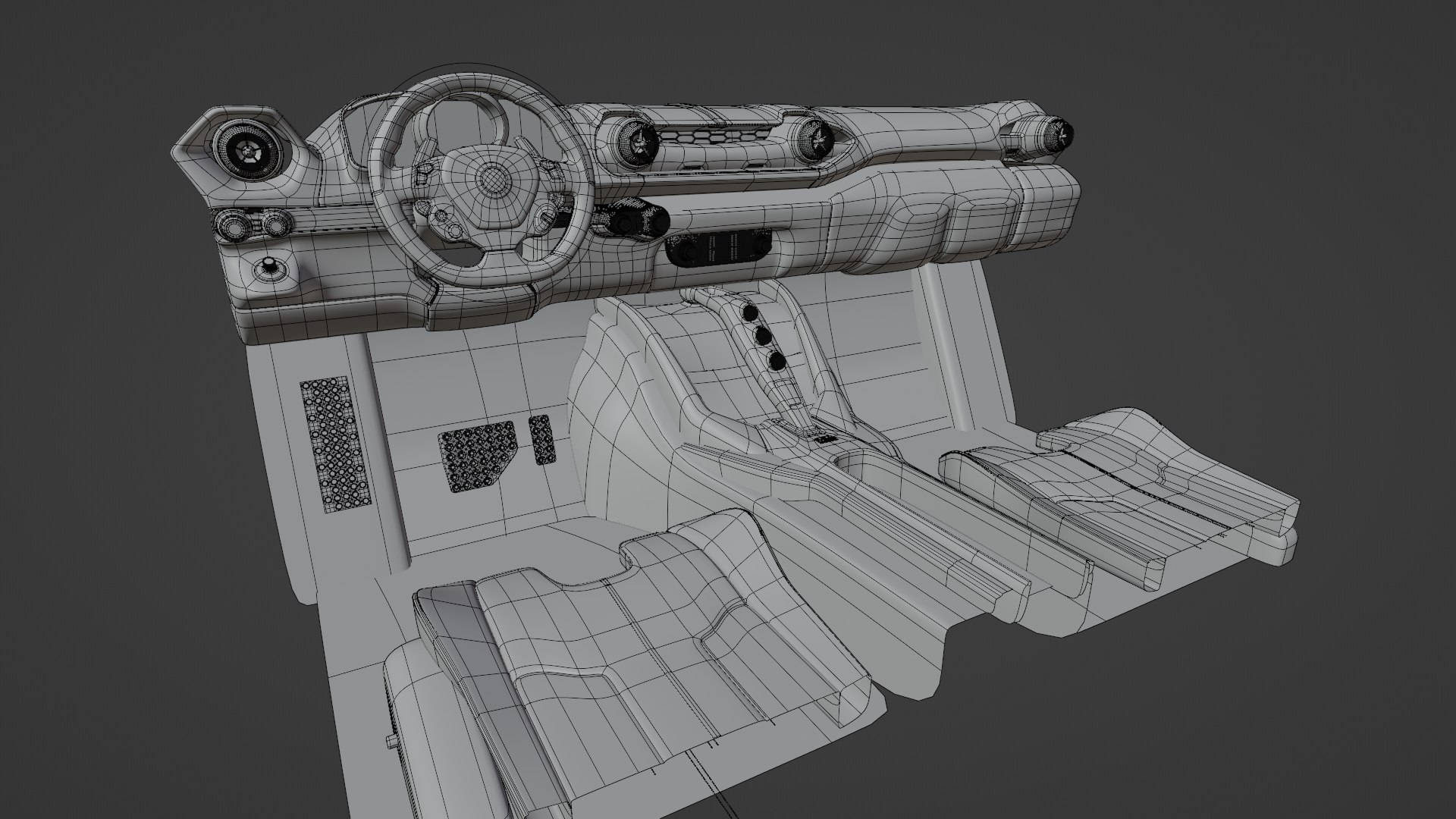 3D Car Interior Model - TurboSquid 2227064