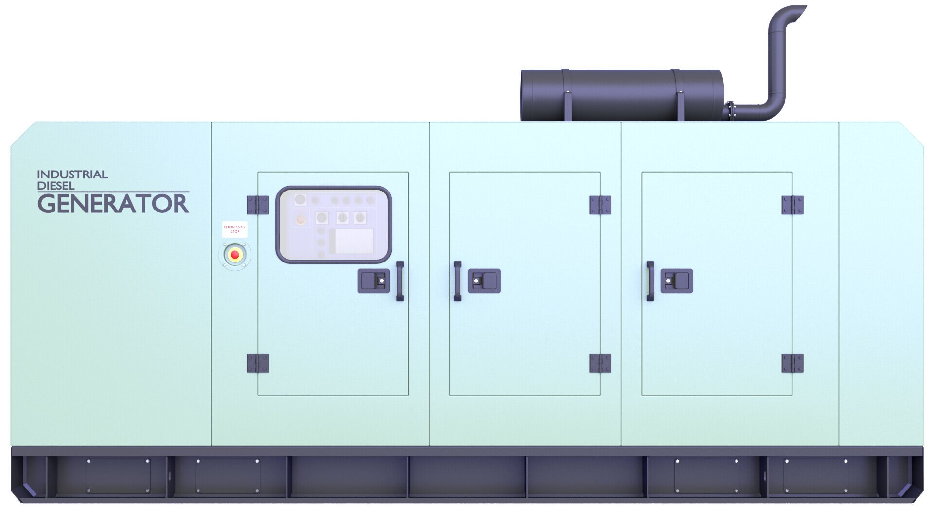3D Industrial Diesel Power Generator 17 Model - TurboSquid 1980033