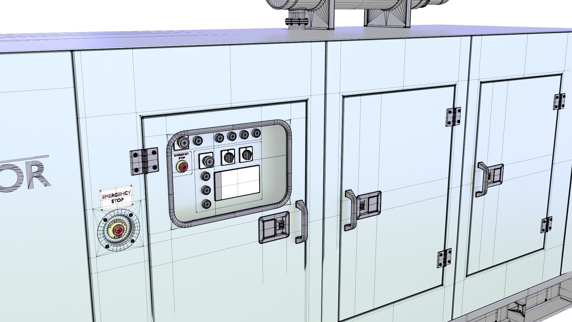 3D Industrial Diesel Power Generator 17 Model - TurboSquid 1980033