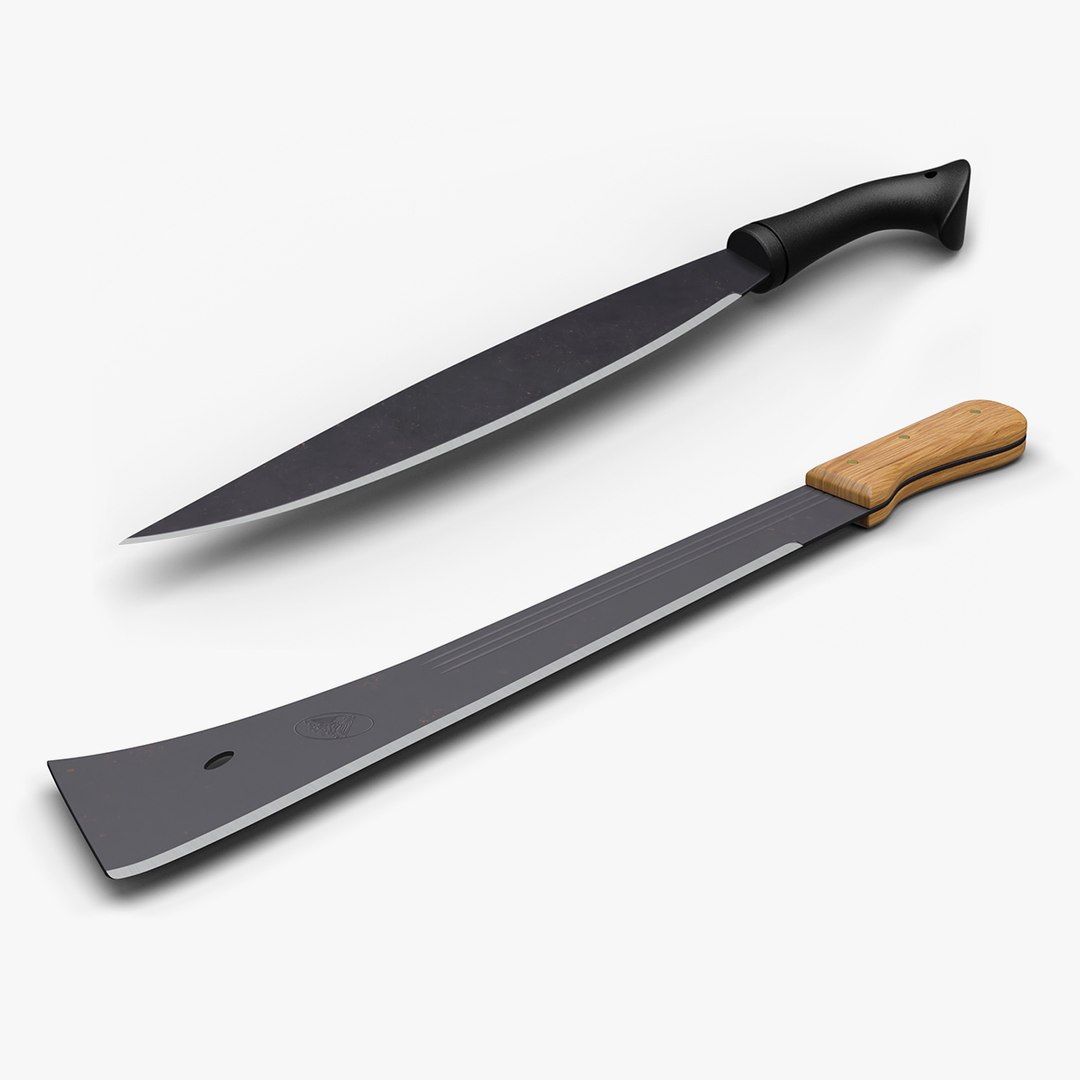 3D Machete Knifes Collection - TurboSquid 2019250