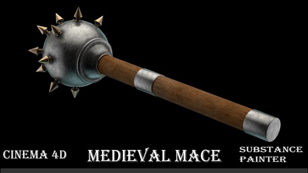 modelo 3d Maza medieval - TurboSquid 1748255
