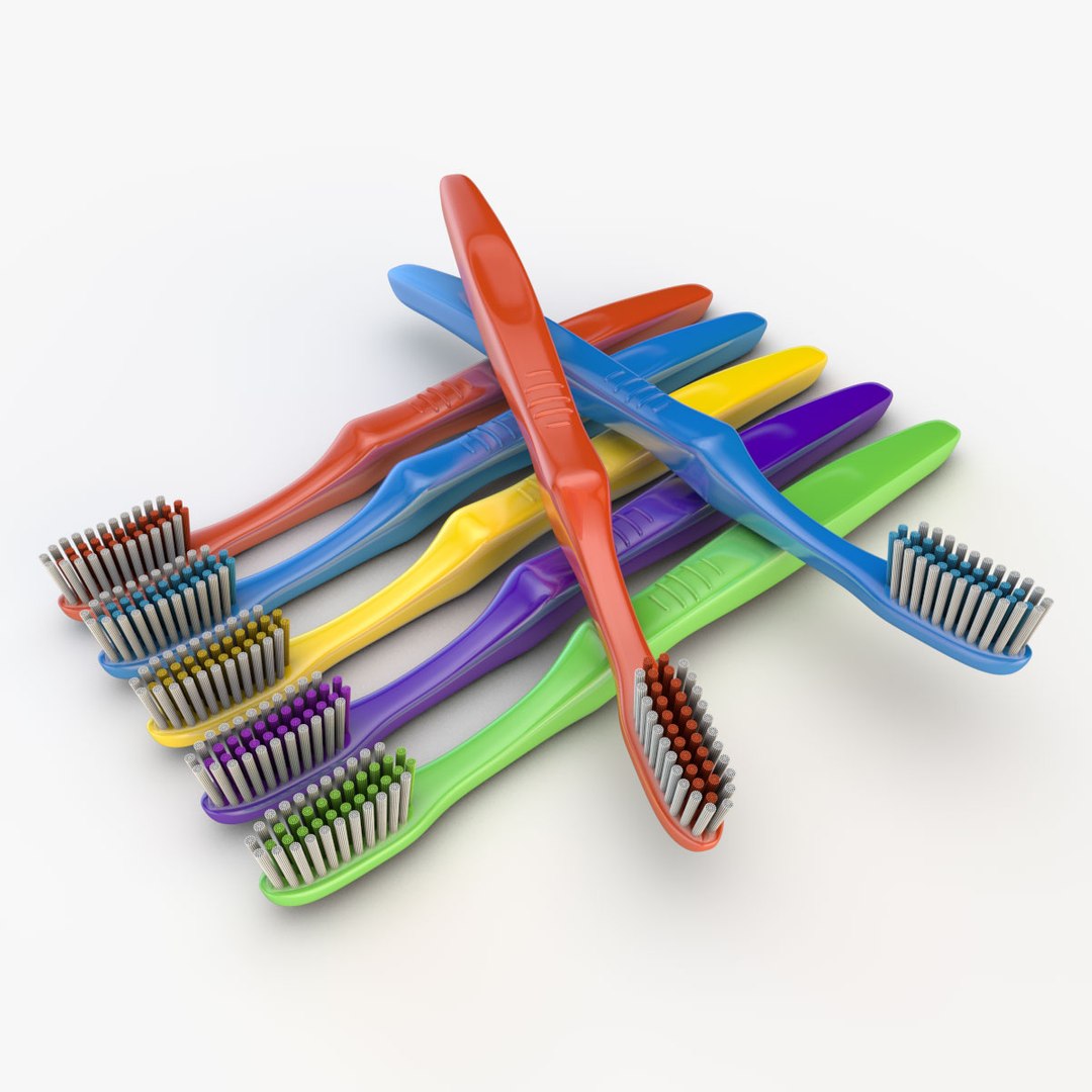 3d Toothbrush 02 Model