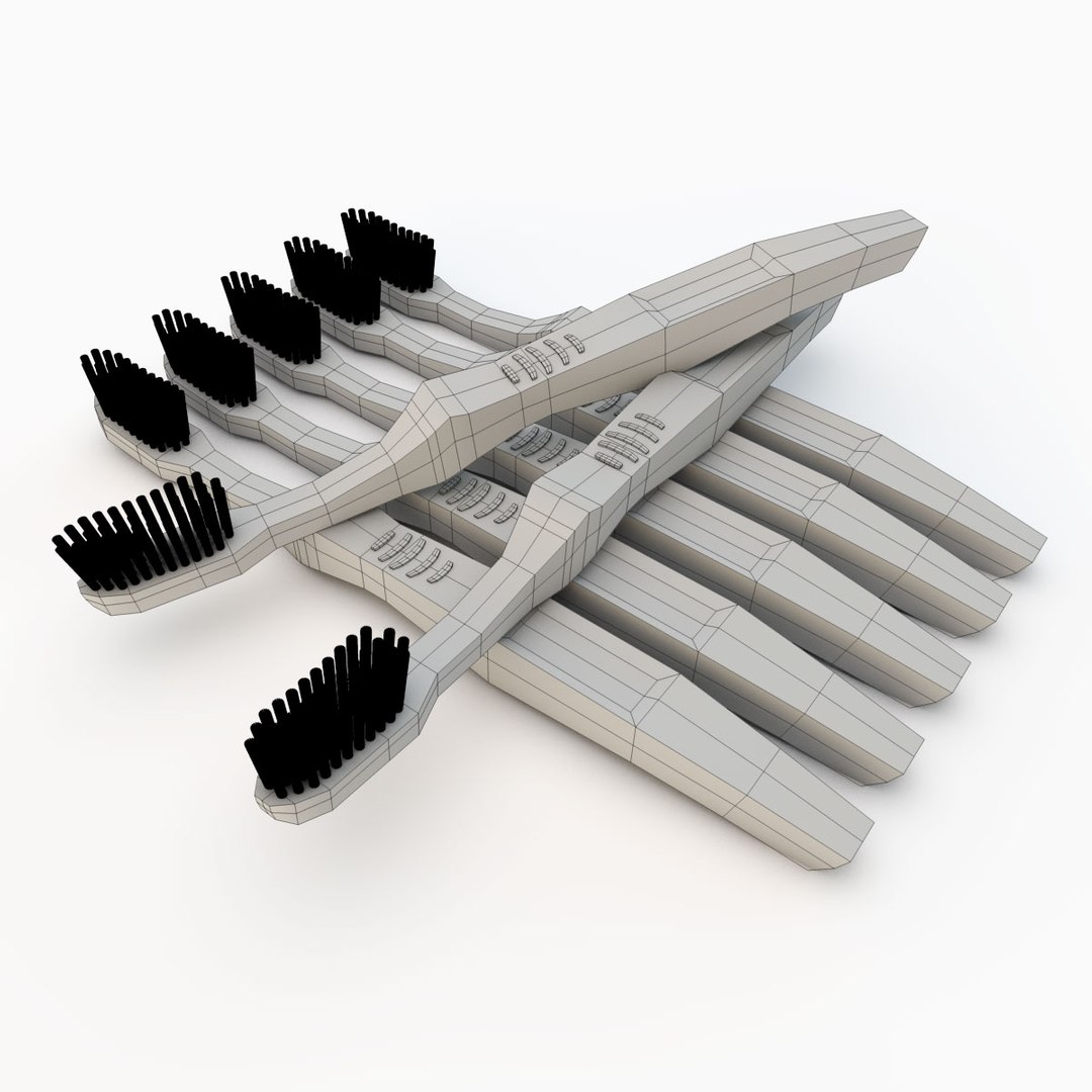 3d Toothbrush 02 Model
