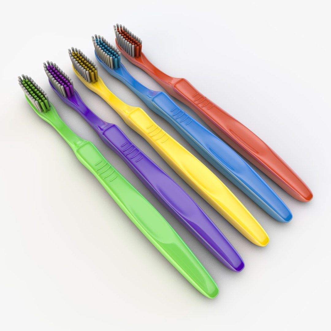 3d Toothbrush 02 Model
