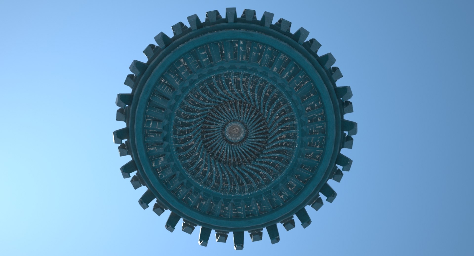 3D Ocean Flying City Model - TurboSquid 1199464