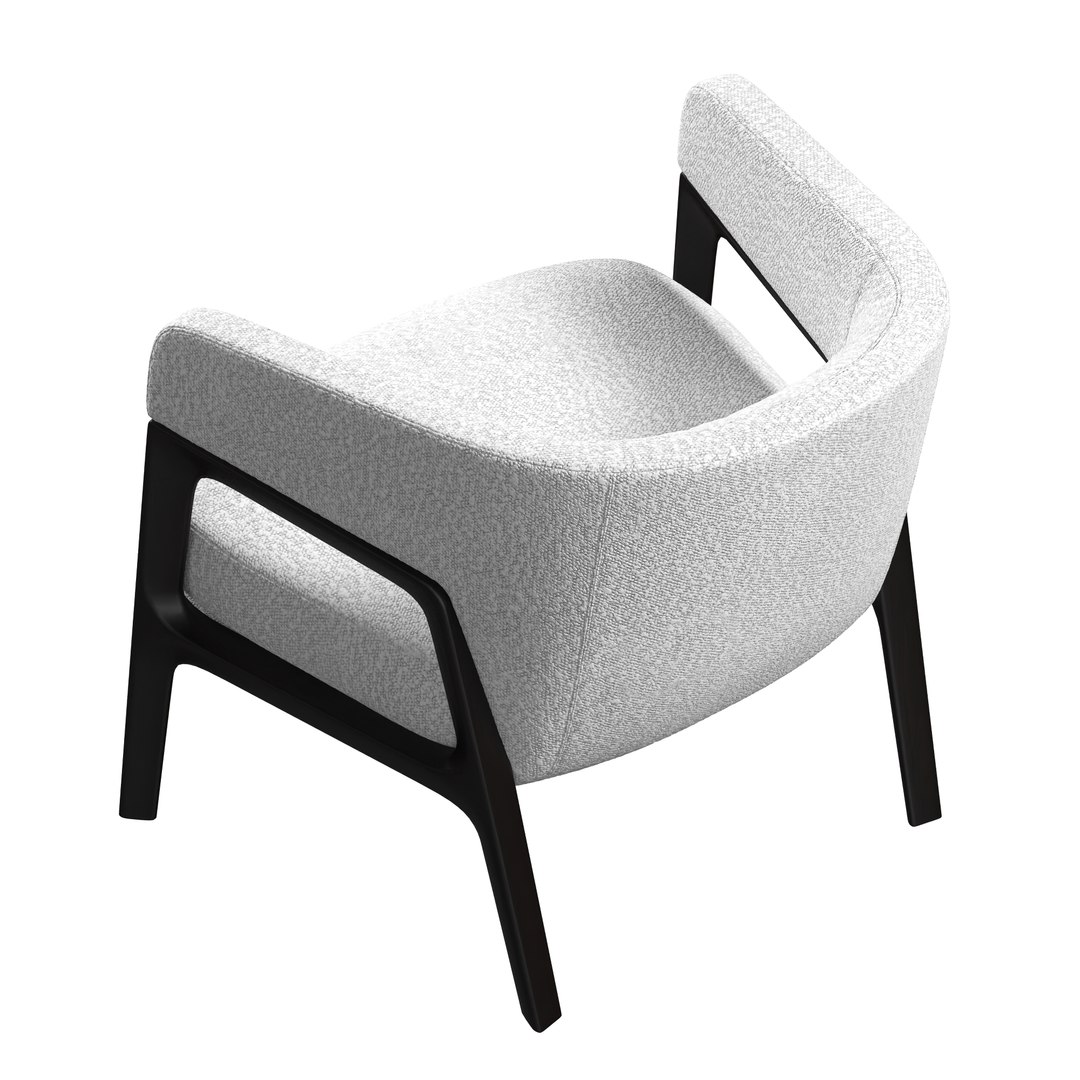 DUO Lounge Armchair 3D Model - TurboSquid 2283303