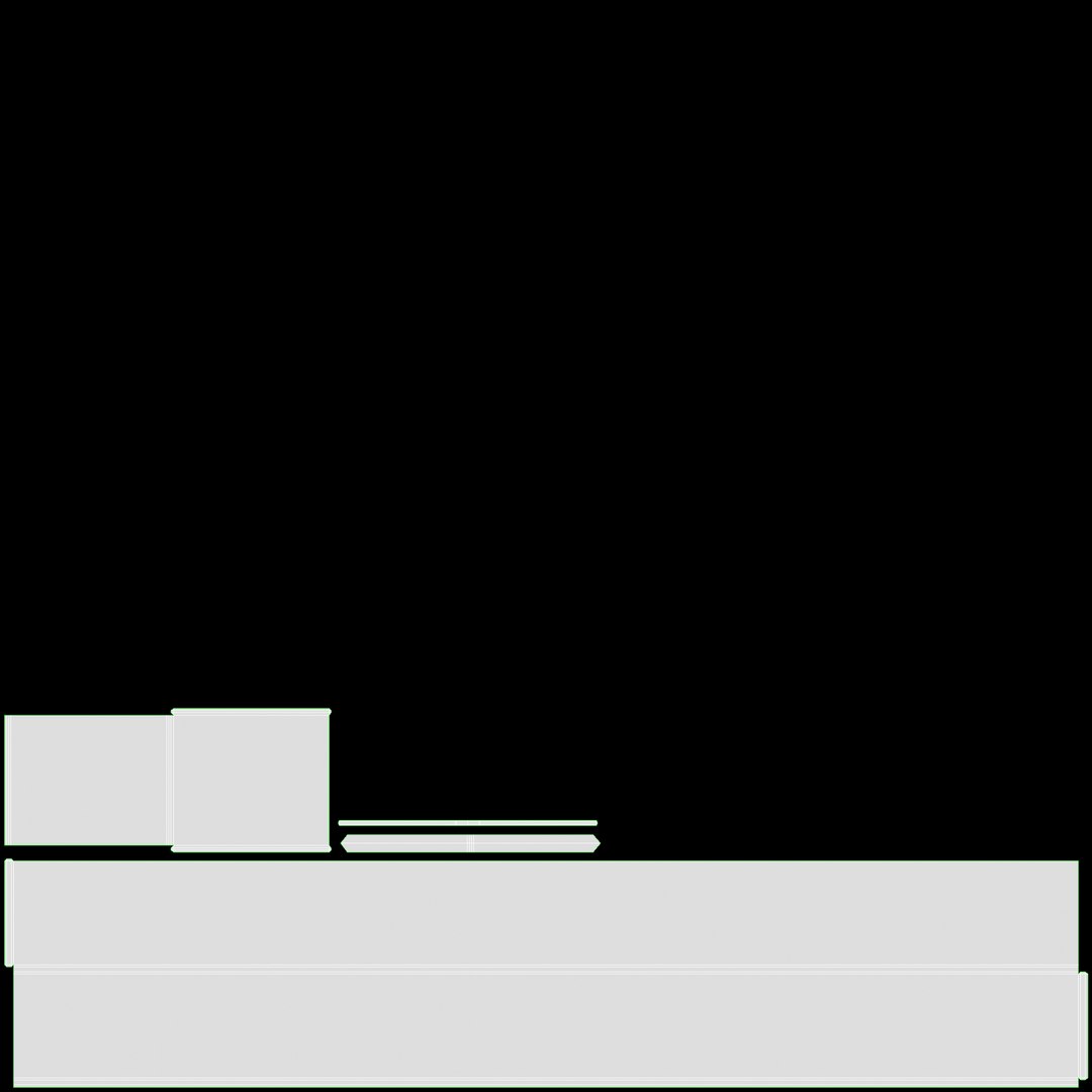Store T-shaped 2-Way Merchandiser 3D Model - TurboSquid 2187997