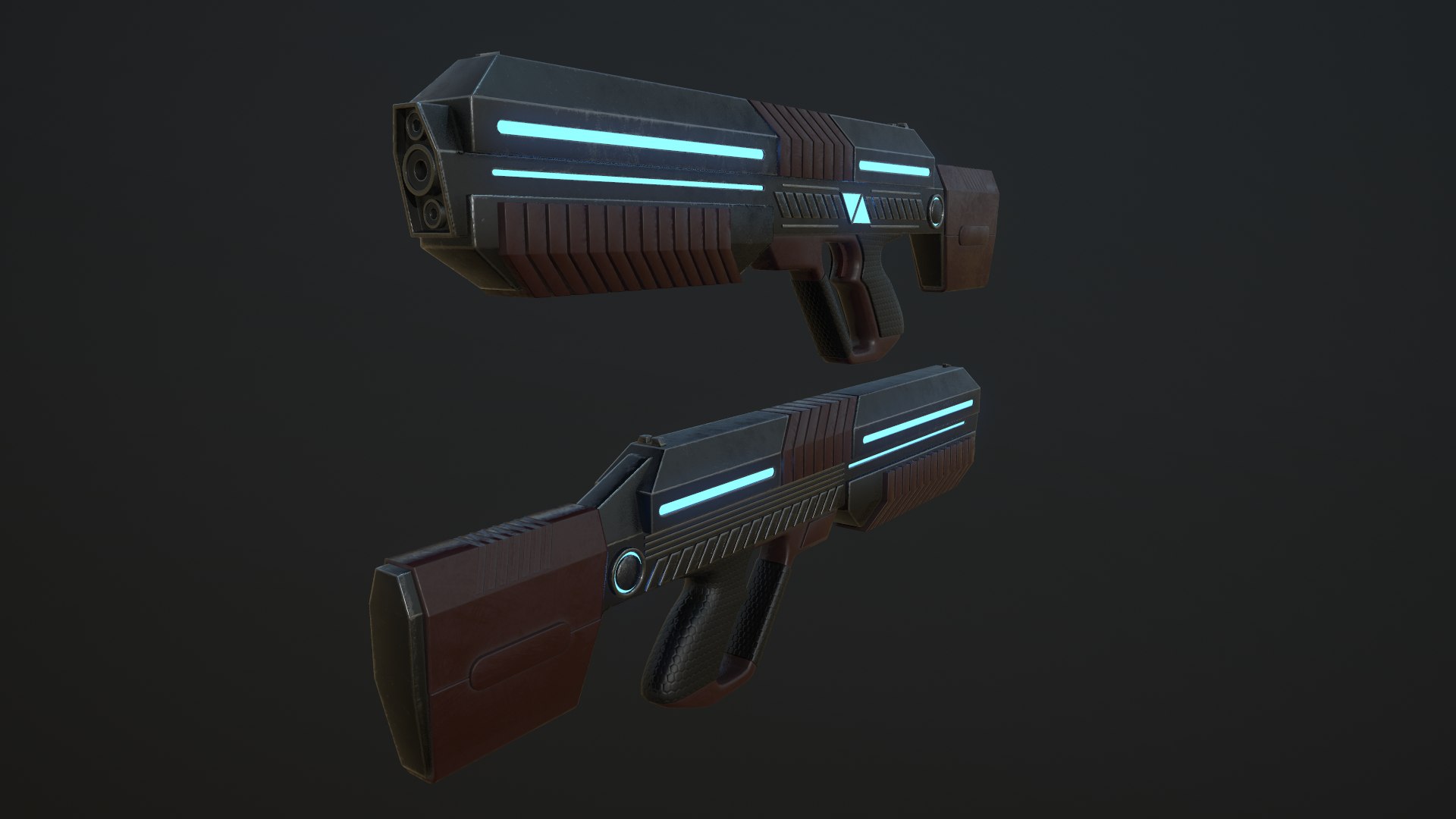 Sci-Fi Rifle 3D Model - TurboSquid 1735382