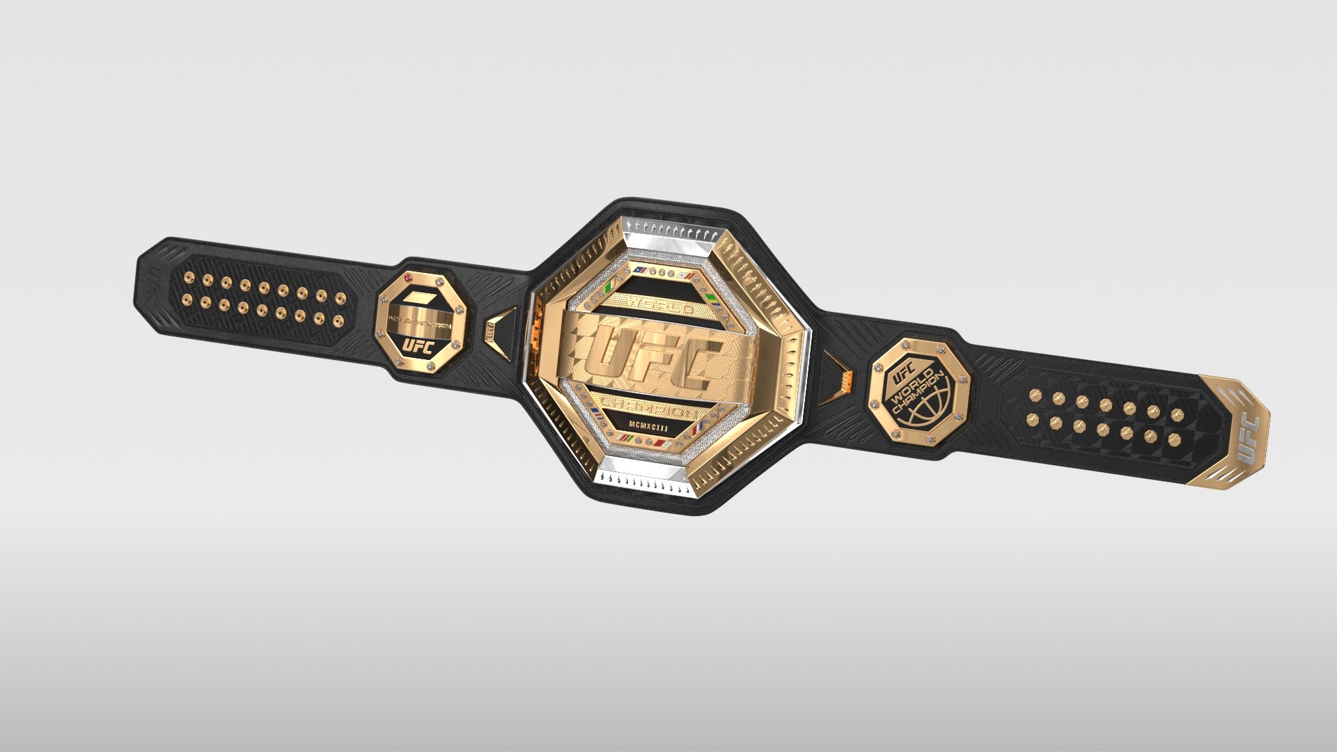 Realistic Ufc Champion Belt Model - TurboSquid 1475419