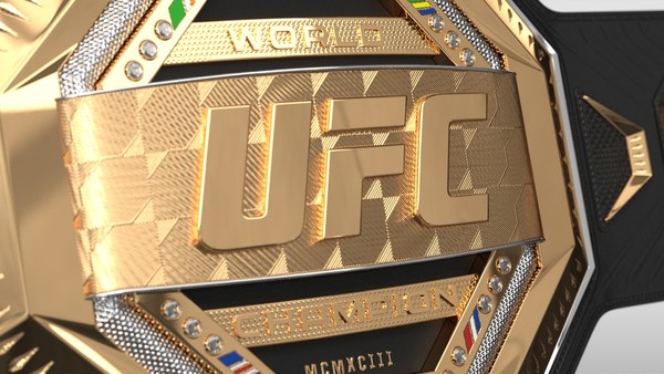 modelo 3d Cinturón de campeón de UFC - TurboSquid 1475419