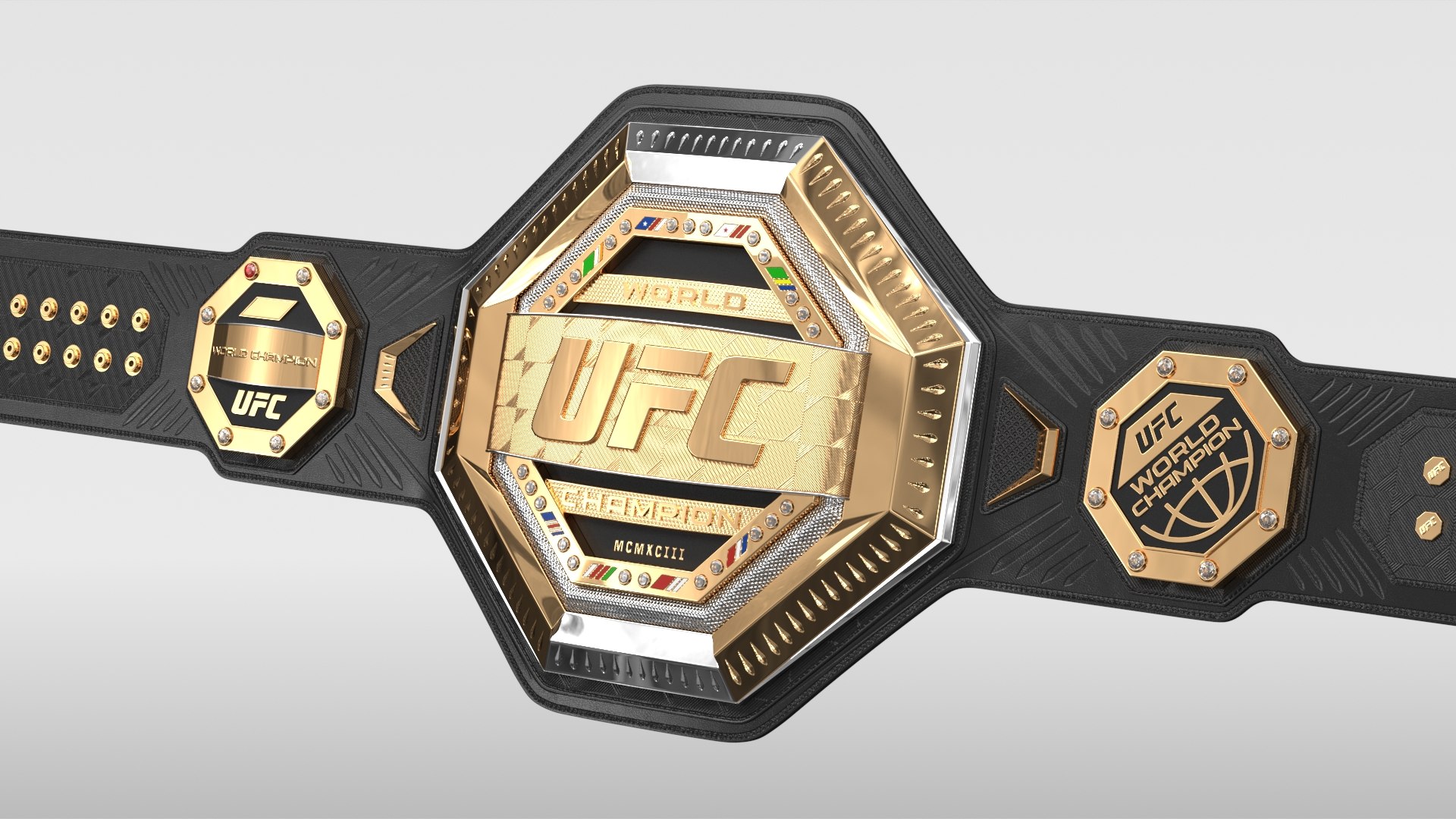 Realistic Ufc Champion Belt Model - TurboSquid 1475419