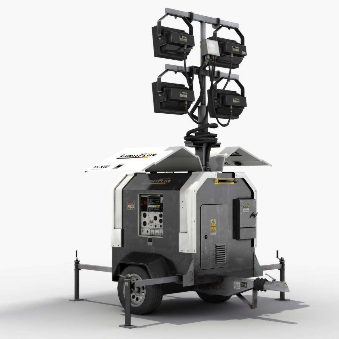 Light Tower Generator Model - TurboSquid 1234352