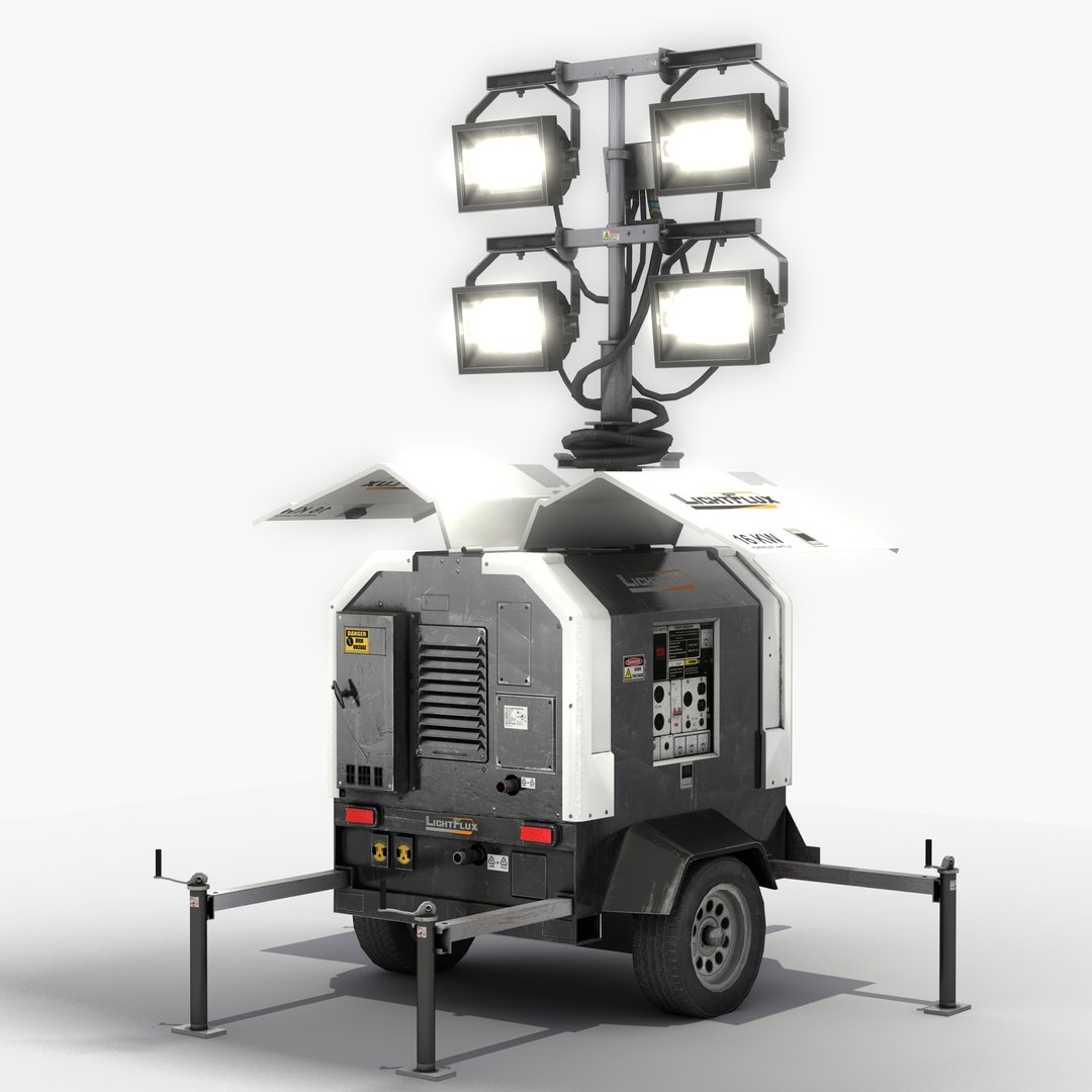 Light Tower Generator Model - TurboSquid 1234352