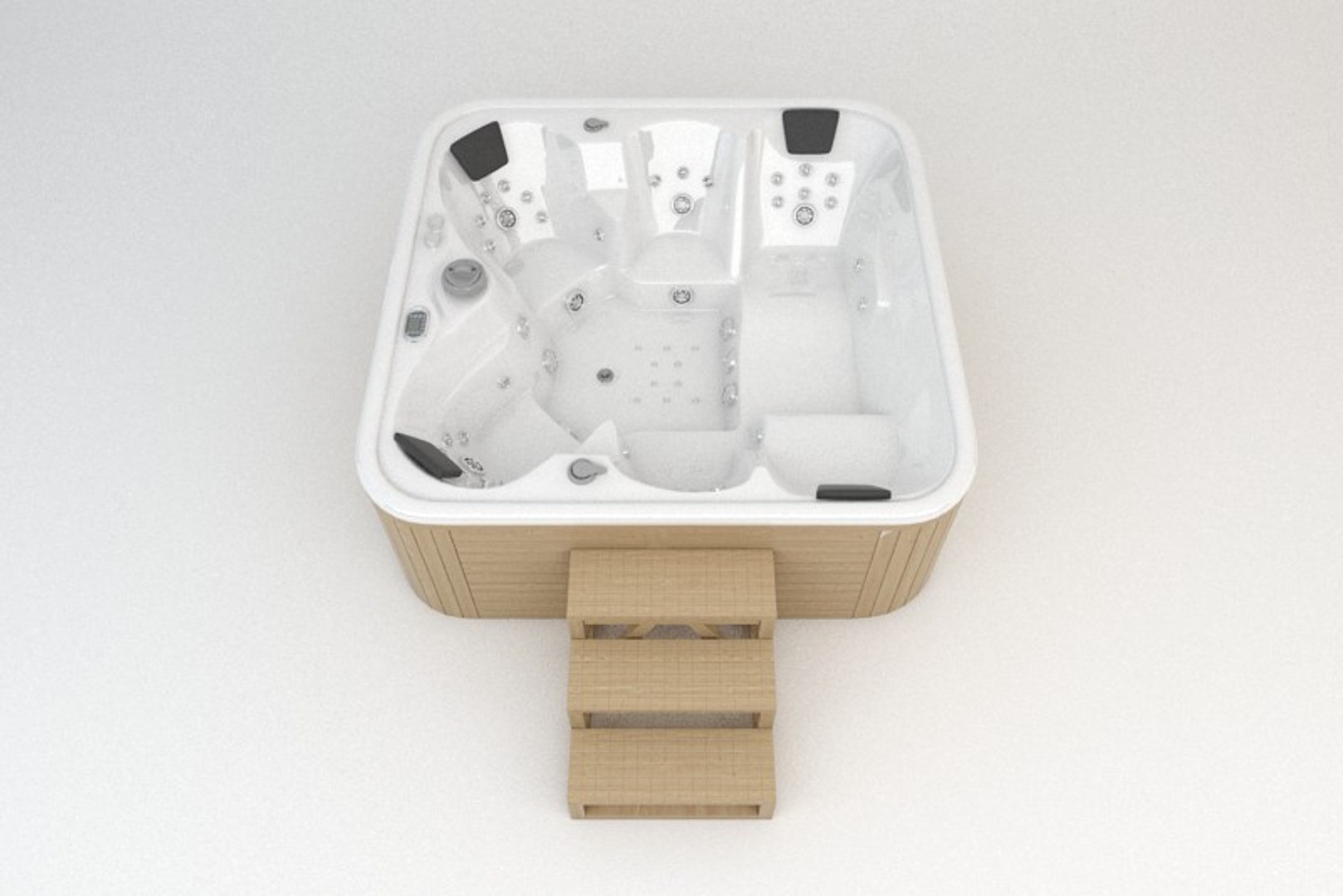 Pool Whirlpool 3d Model