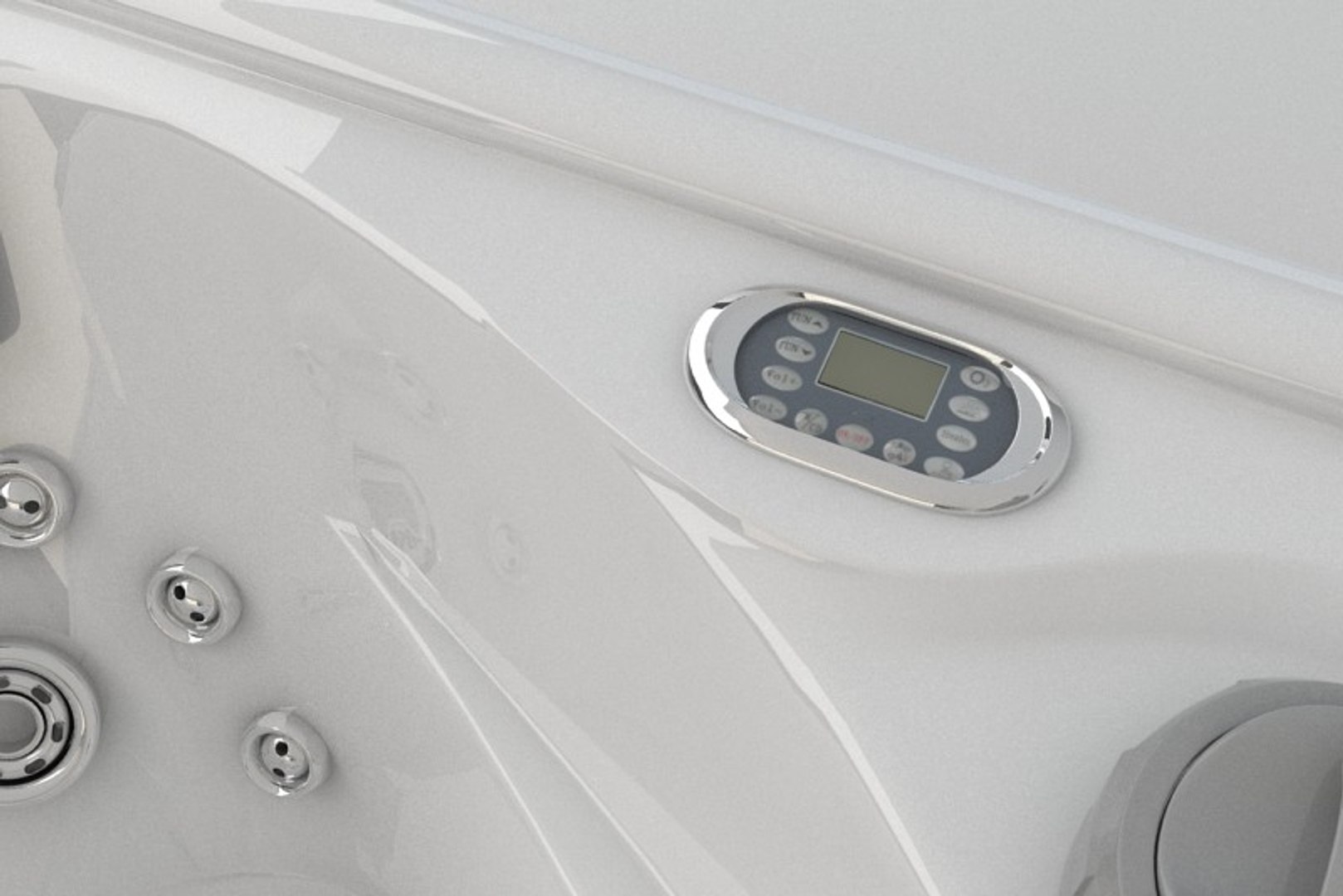 Pool Whirlpool 3d Model