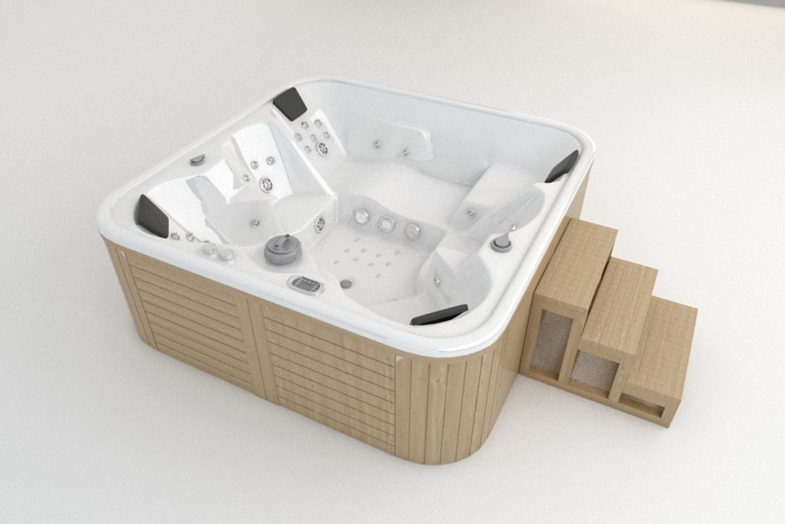 Pool Whirlpool 3d Model