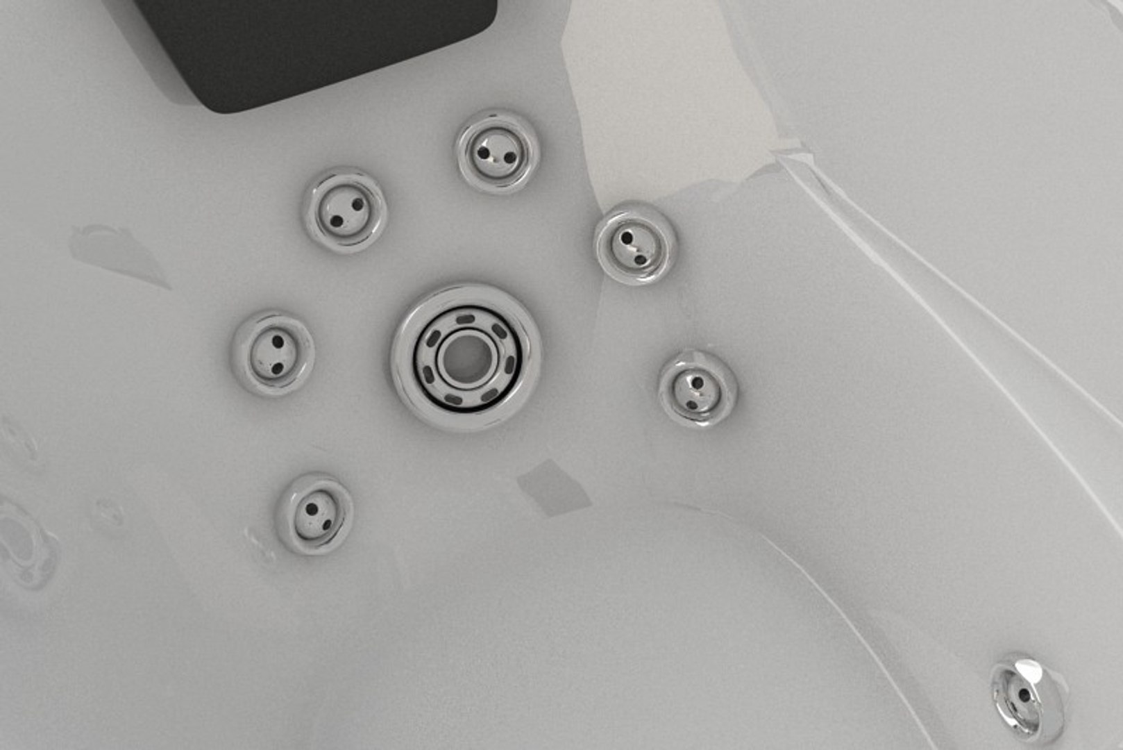 Pool Whirlpool 3d Model