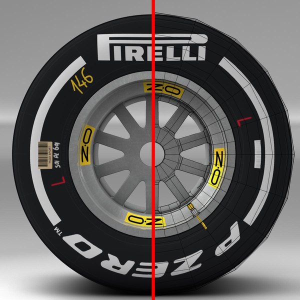 pirelli tyre 3d 3ds