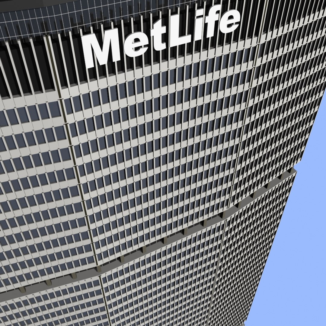 3d Metlife Building Model