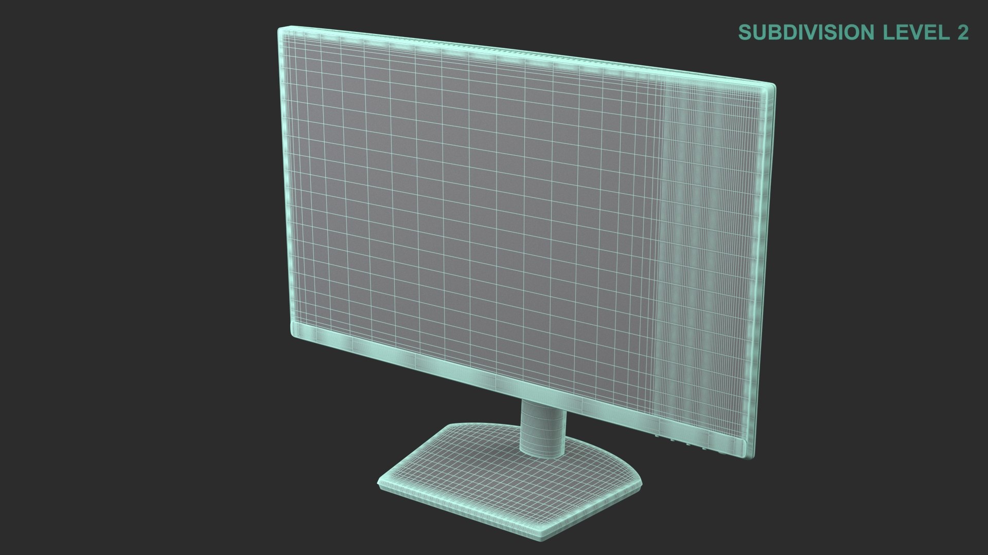 3D LCD Monitor Model - TurboSquid 1929578
