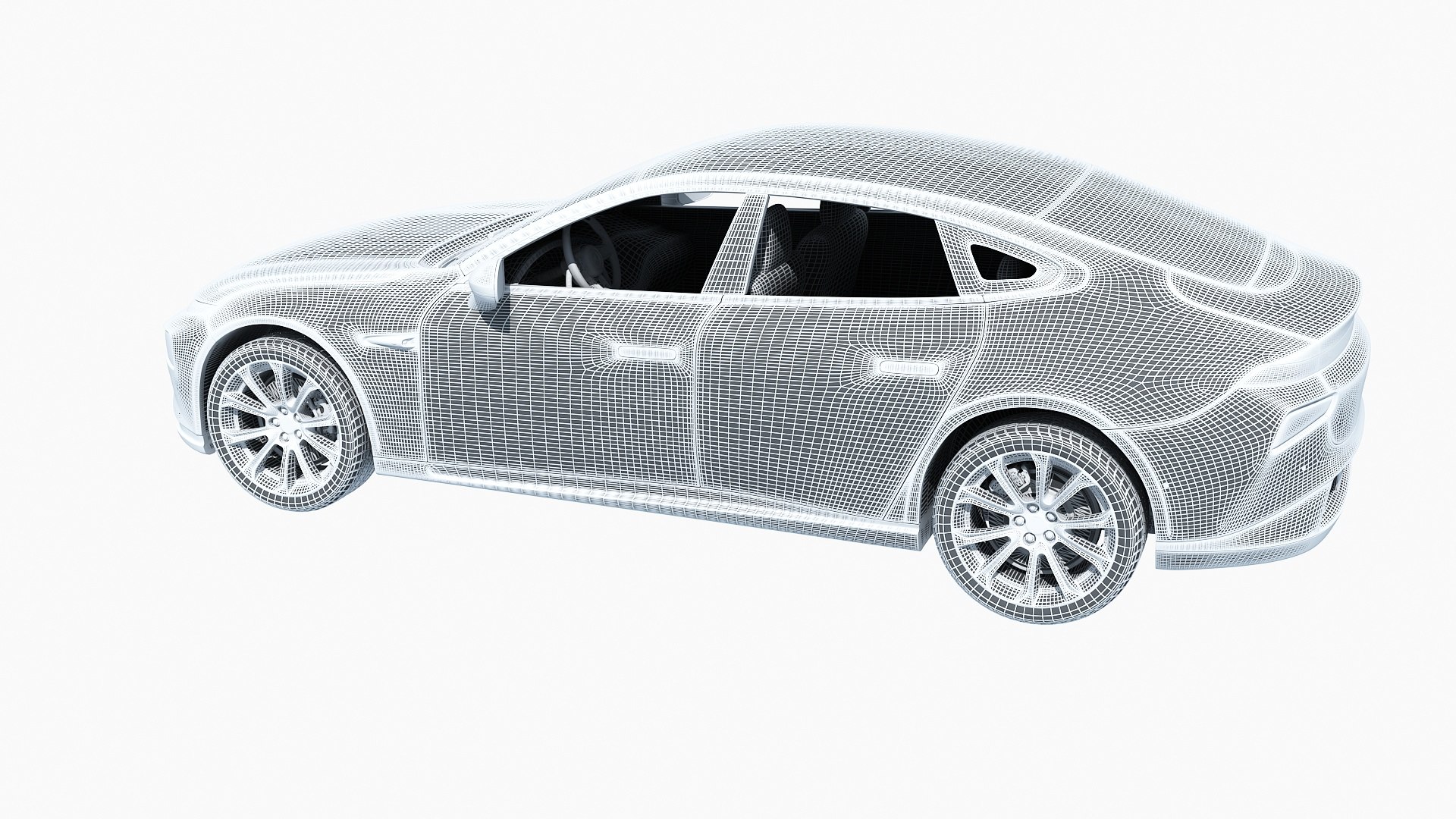 Electric Car Chassis X-Ray 3D Model - TurboSquid 1991643
