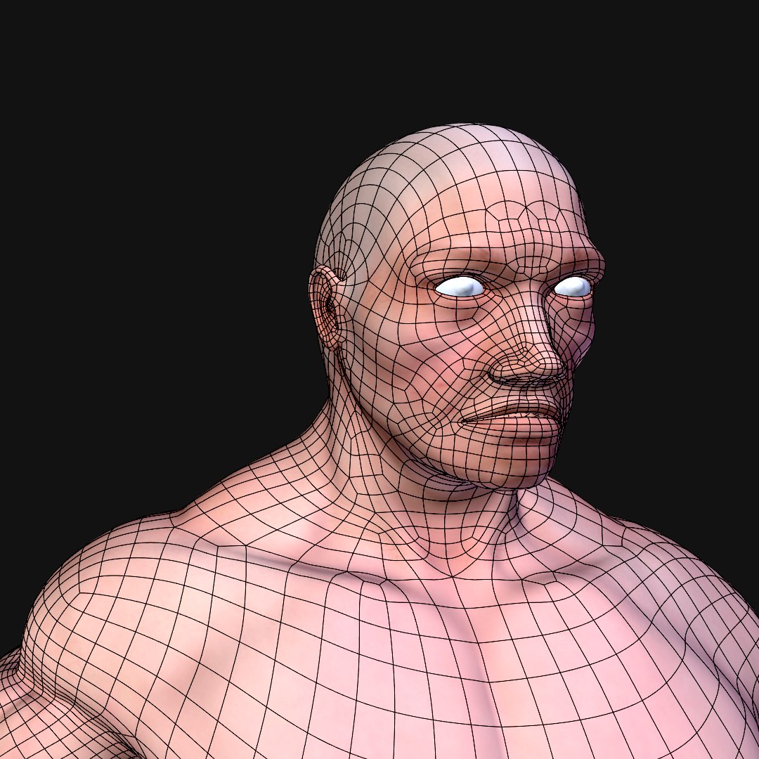 Body Bodybuilding 3d Obj