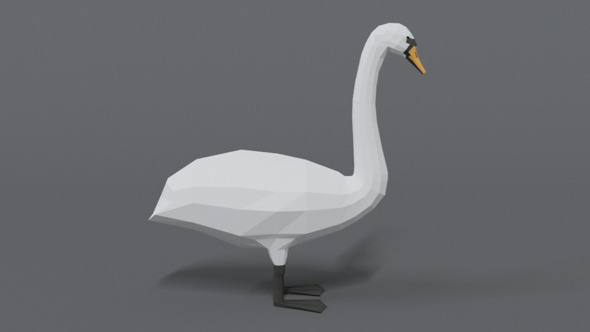 Swan Blender Ready 3D - TurboSquid 1572831