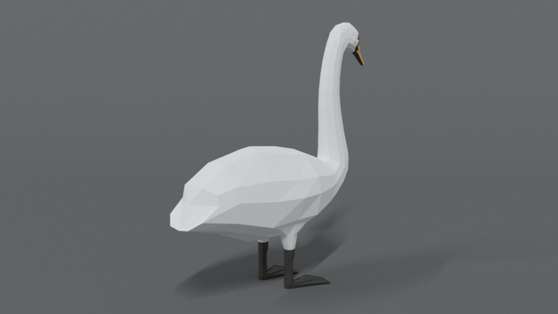 Swan Blender Ready 3D - TurboSquid 1572831