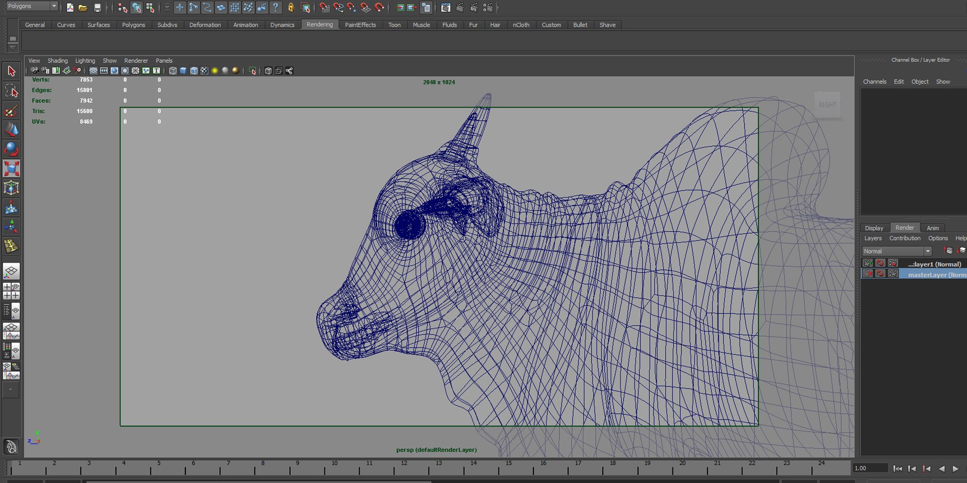3D bull model - TurboSquid 1463073