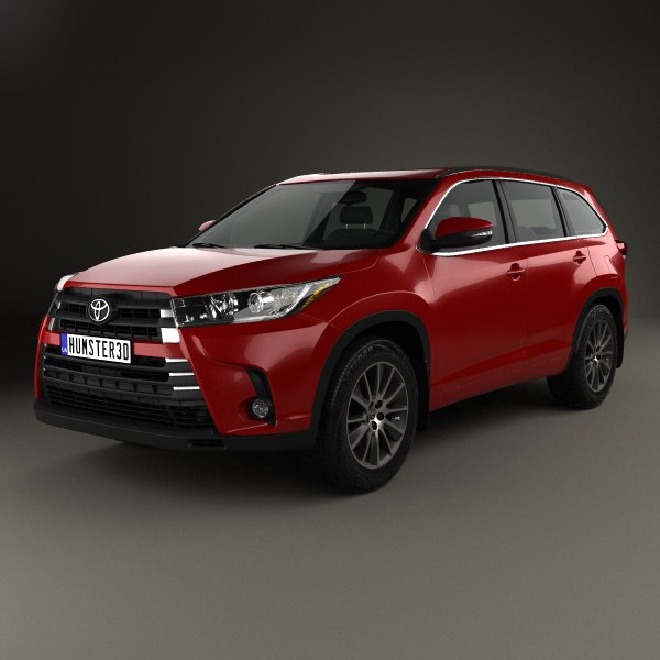 丰田Highlander SE 20163D模型 - TurboSquid 1328858
